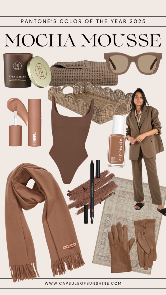 Pantone’s Color of the Year 2025: Mocha Mousse - Capsule of Sunshine